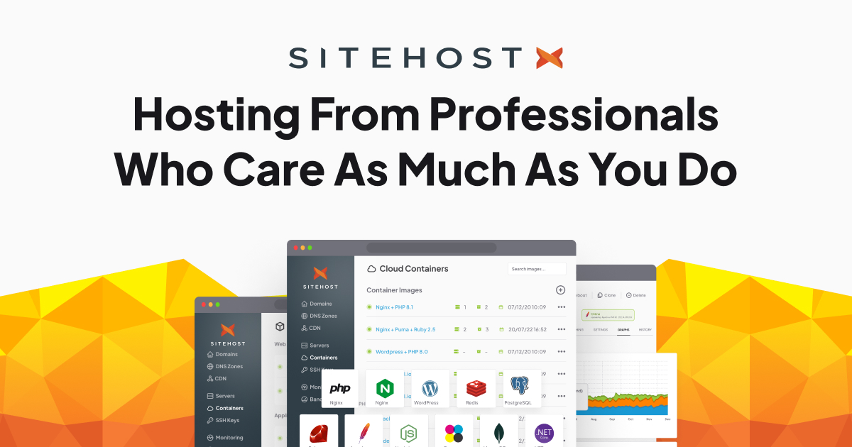SiteHost - Cloud Containers, Hosting, Servers, VPS – SiteHost